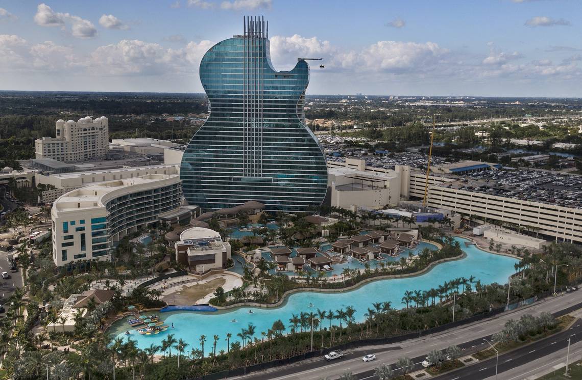 HARD ROCK HOLLYWOOD ROCKS GUITAR TOWER - The Parker Company